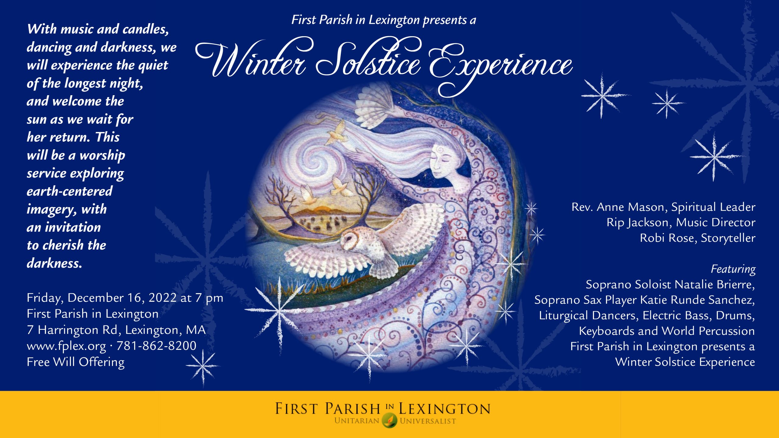 Community Announcement: First Parish presents a Winter Solstice ...