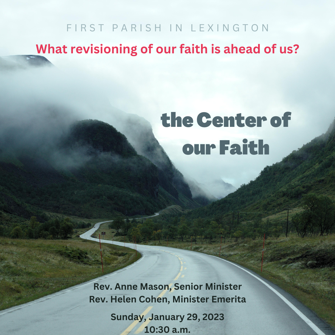 Community Announcement: Exploring the Center of our Faith at First ...