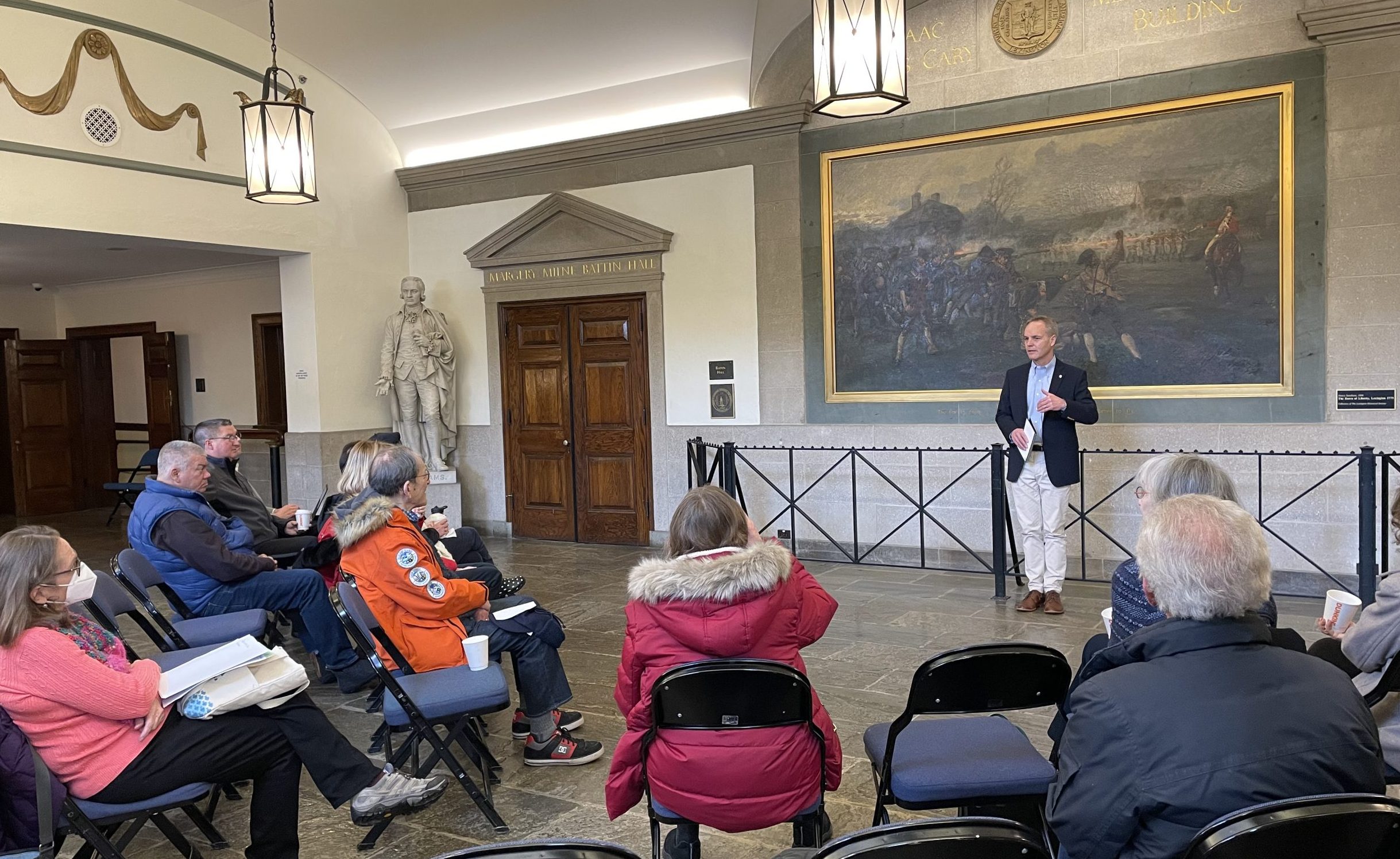 Town Manager holds first ‘Java with Jim’ community event - The ...
