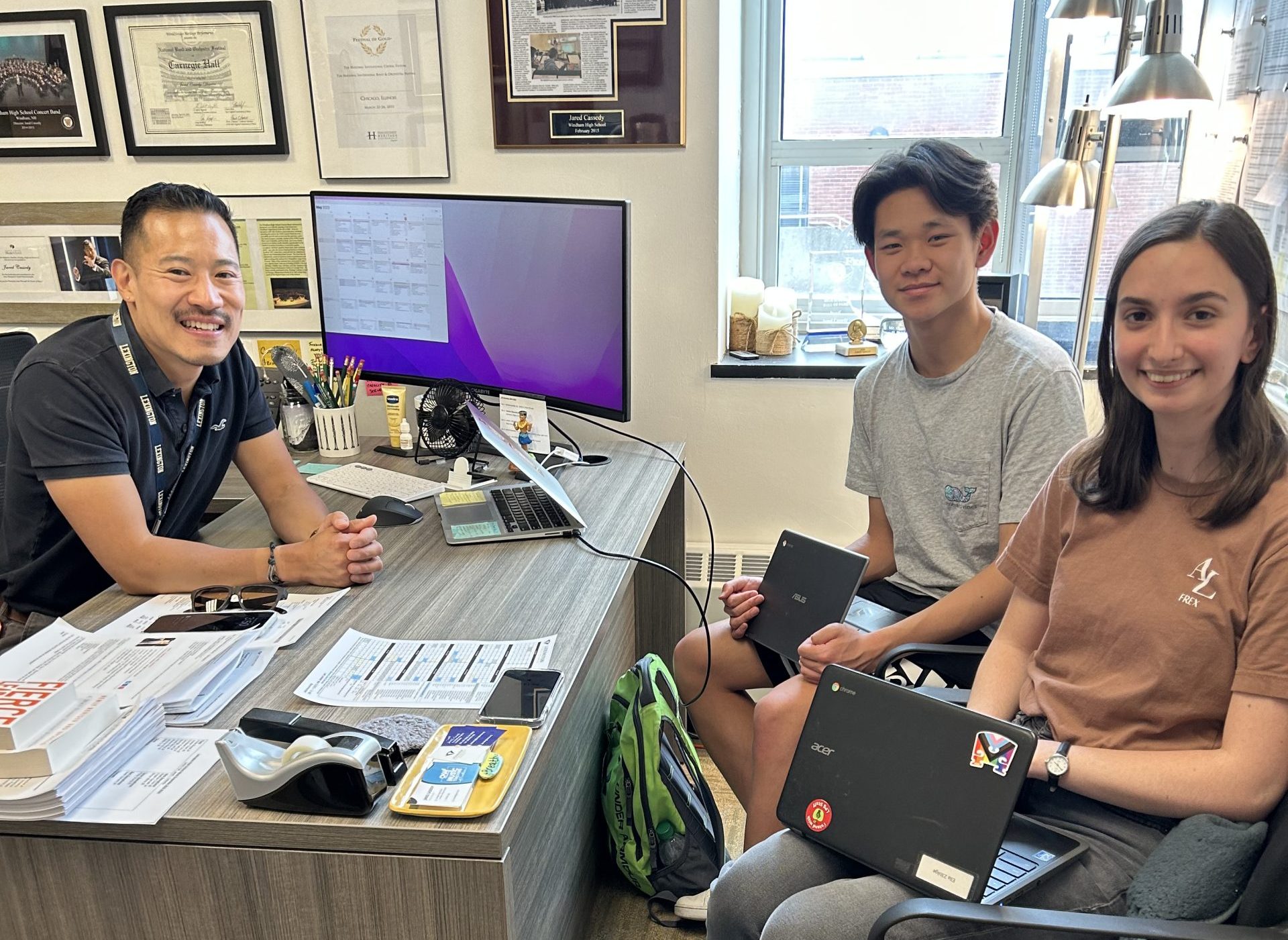 “With music, students are developing a different part of their brain ...