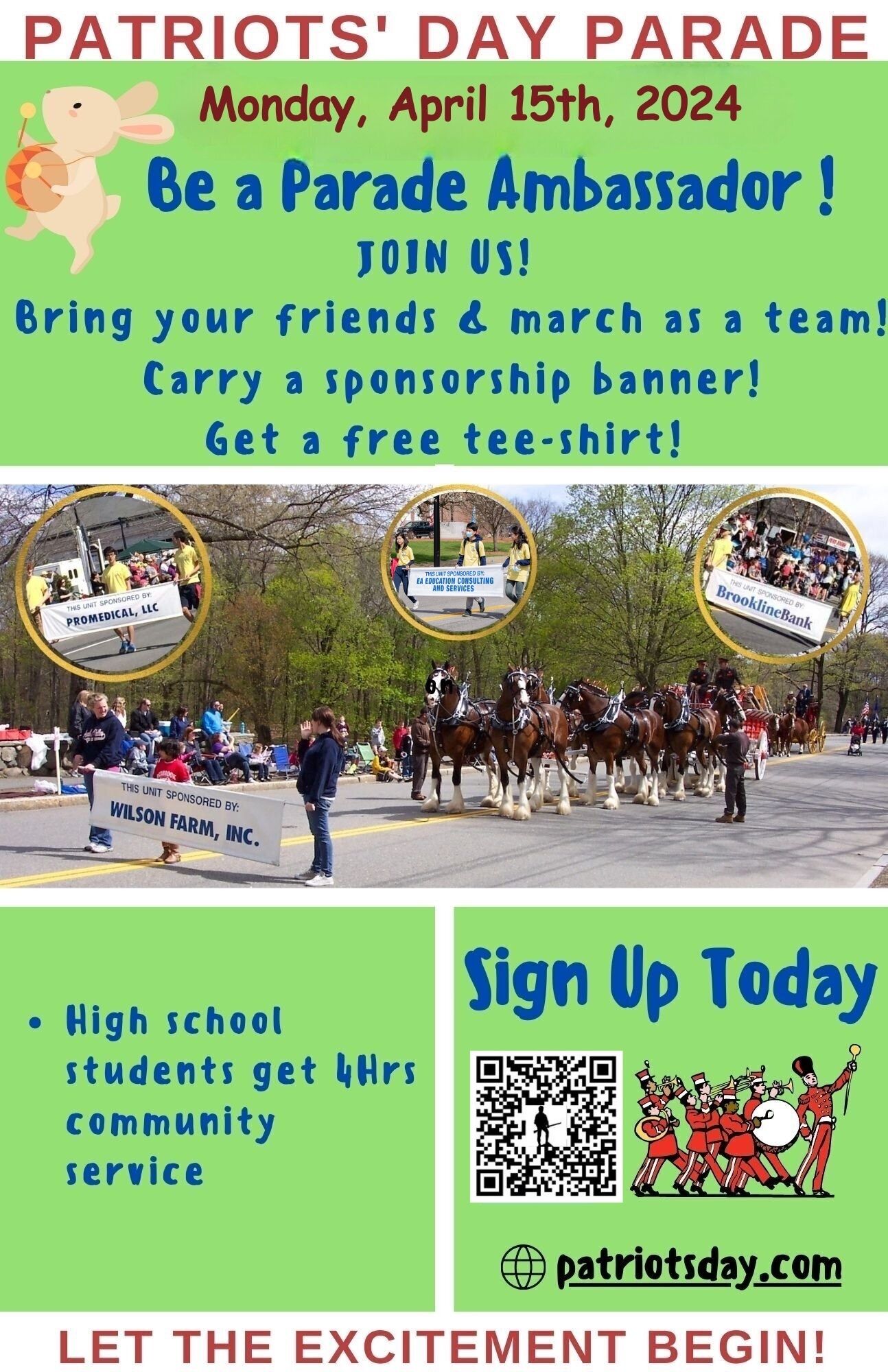 Community Announcement: Be a Parade Ambassador - The Lexington Observer