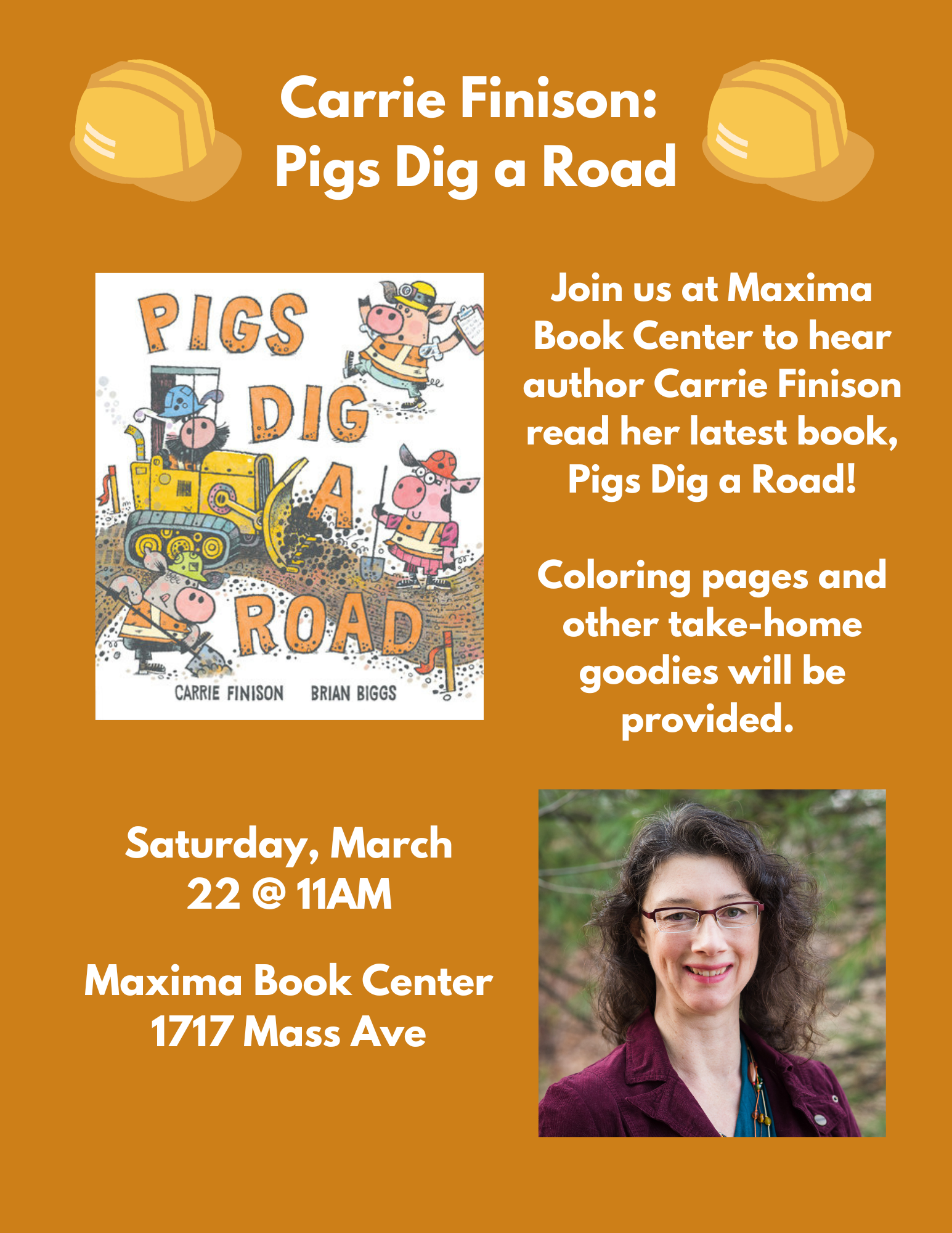 Carrie Finison at Maxima Book Center - The Lexington Observer