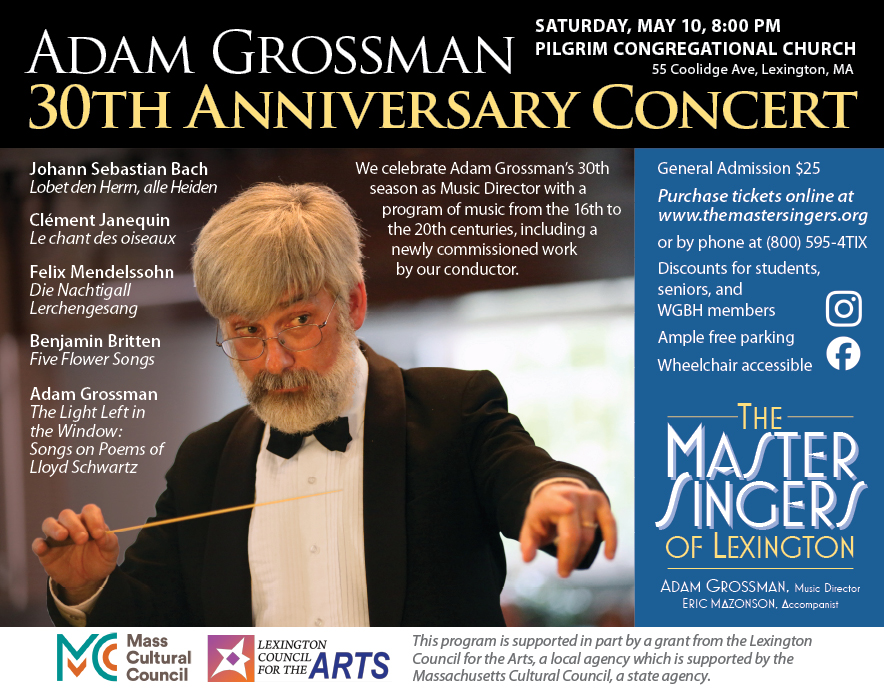 The Master Singers of Lexington - 30th Anniversary Concert - The ...