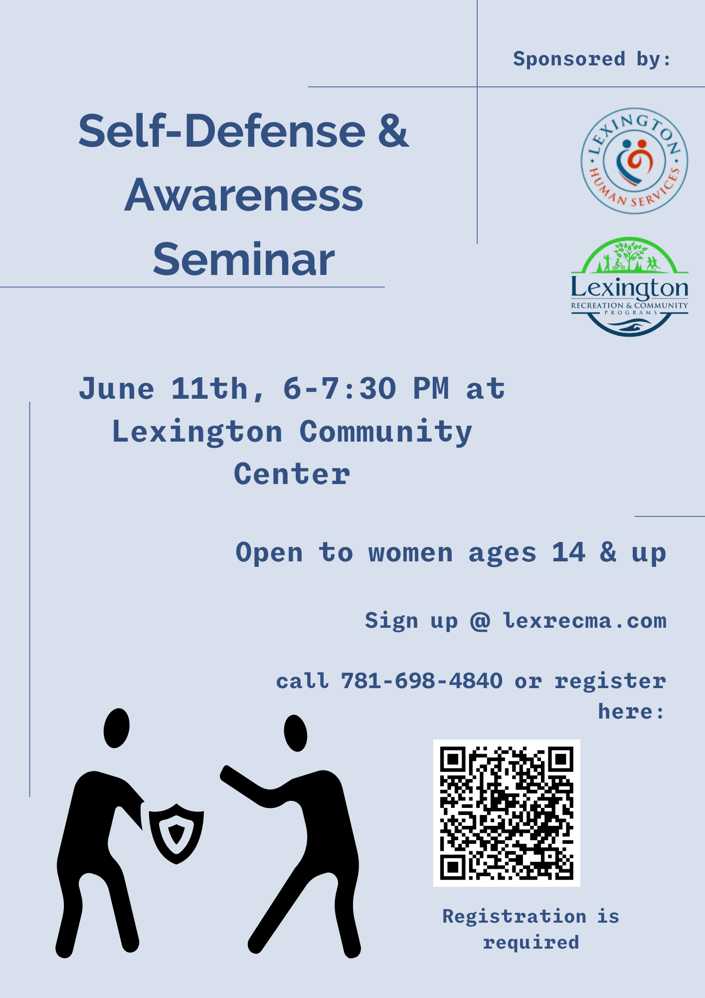 Free Self Defense and Awareness Seminar at Lexington Human Services ...