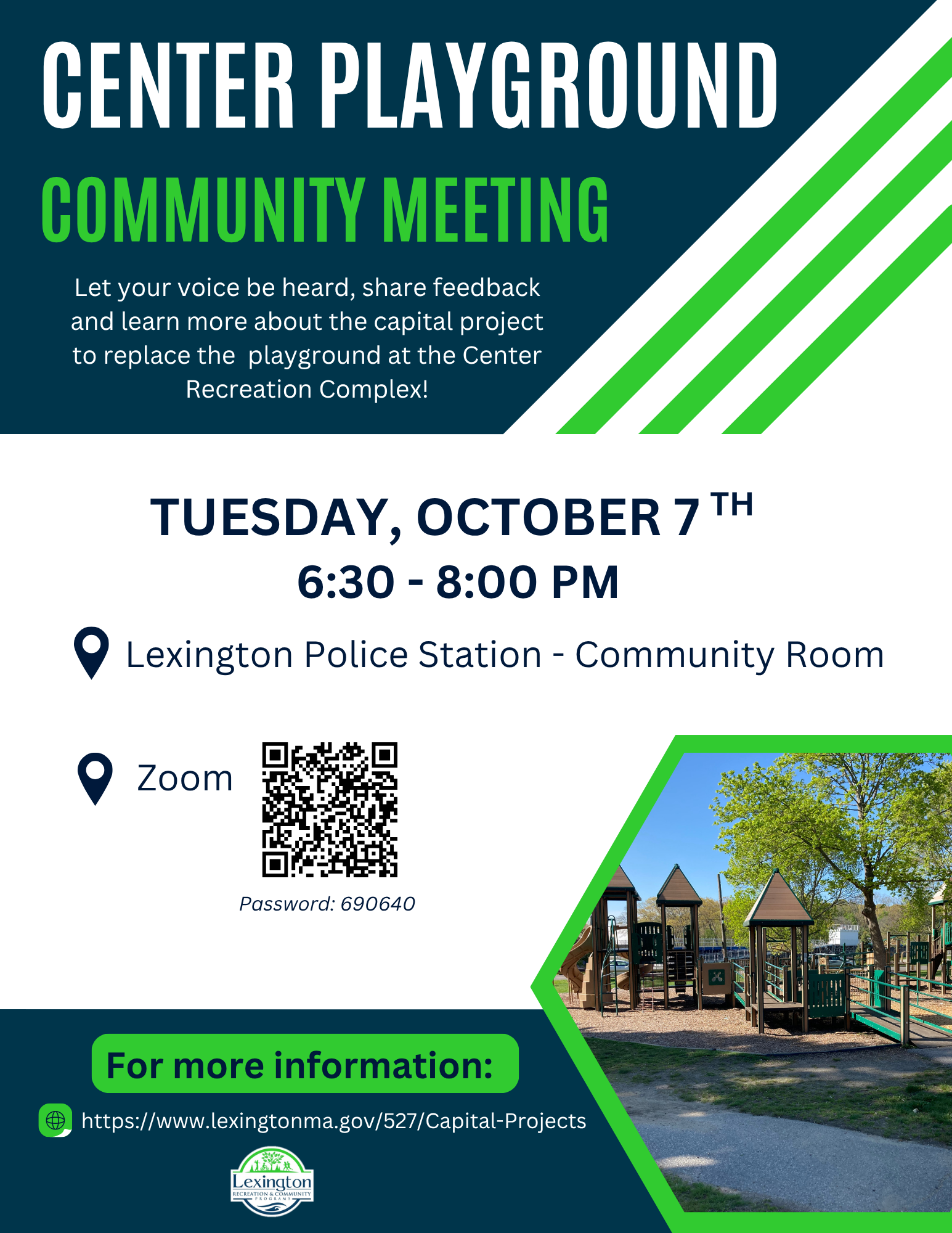 Third Community Meeting for Center Playground - The Lexington Observer